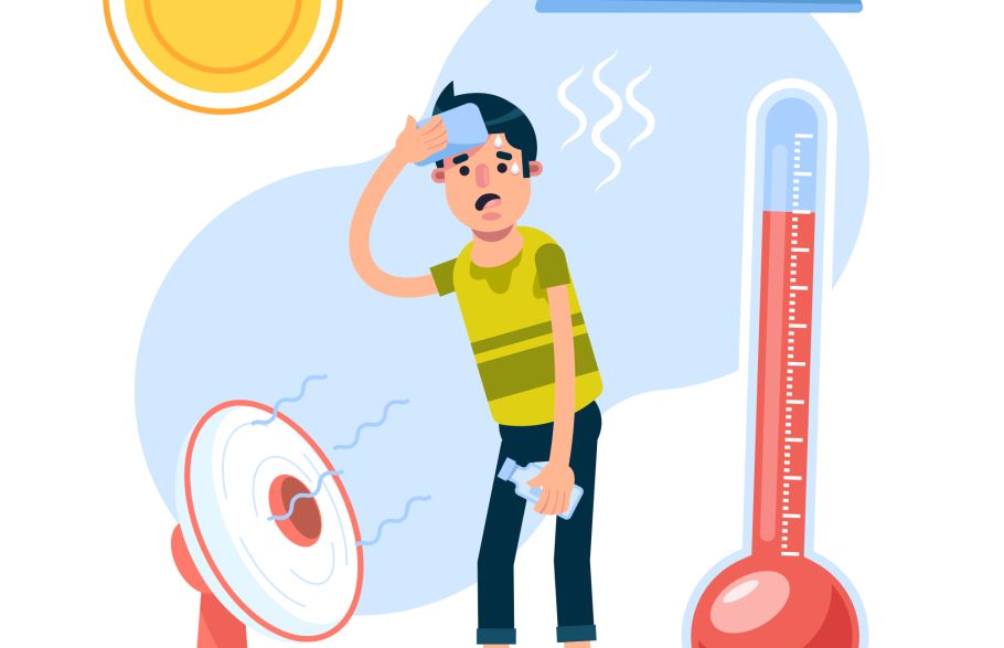 Travailler par de fortes chaleurs